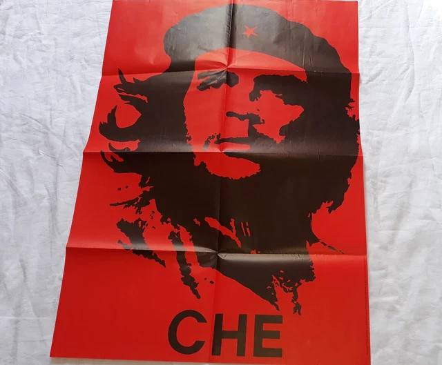 RARE OFFICIAL POSTER AFFICHE CHE GUEVARA red 1970 /80 deutschland EUR ...