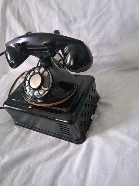 ANTIQUE BELL SYSTEM Western Electric Rotary Desktop Telephone-F1 ...