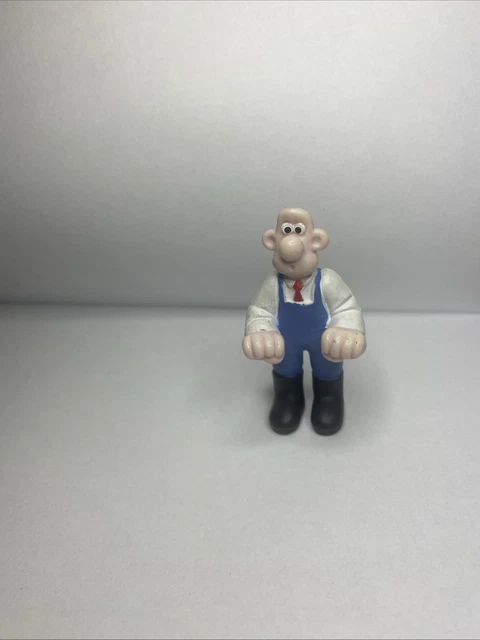 VTG 1989 WALLACE & Gromit A Close Shave 'Blue Overalls' Mini Figure Toy ...