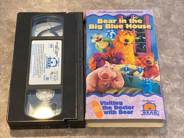 BEAR IN THE BIG BLUE HOUSE Visiting the Doctor w/ Bear VHS Video Tape ...