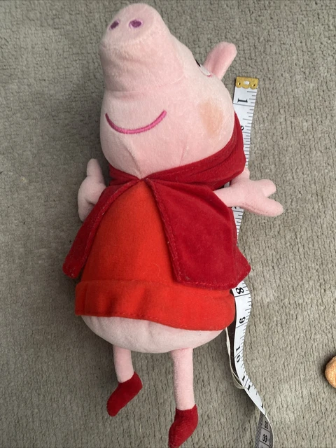 PEPPA PIG IN Red Dress, Small Plush Soft Toy £6.00 - PicClick UK