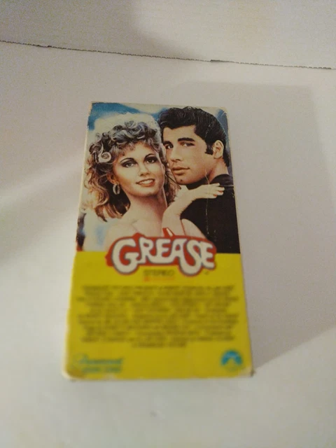 VINTAGE 1978 GREASE Movie VHS Tape £9.11 - PicClick UK