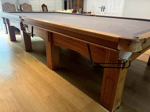 OAK FULL SIZE Snooker Table with Free Professional Delivery and ...