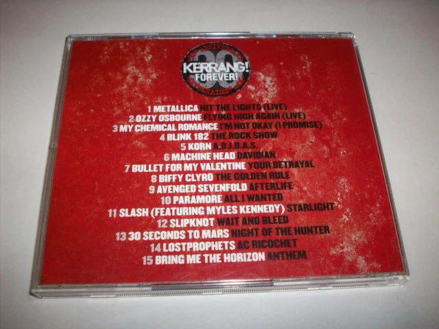 KERRANG! FOREVER 30TH ANNIVERSARY CD (Metallica,Ozzy Osbourne,Slipknot ...