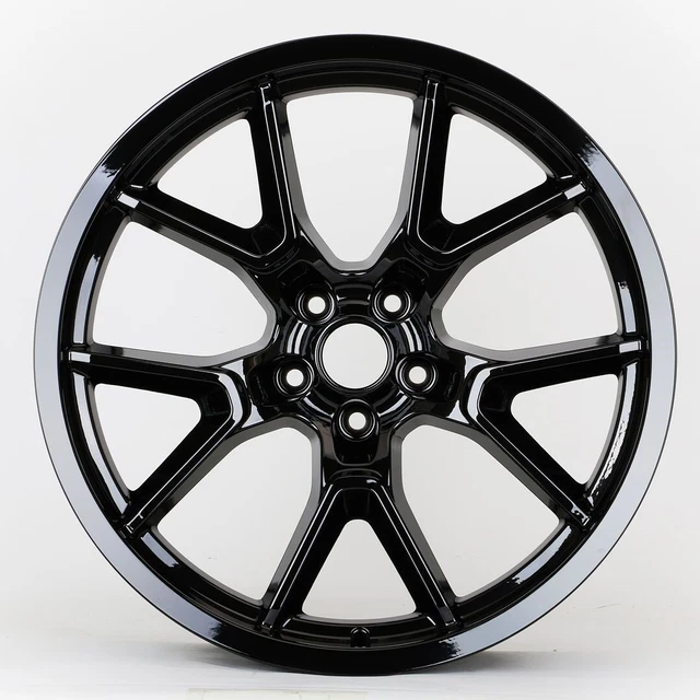 20& NEW SRT Hellcat Style Gloss Black Staggered Wheels Rims Fits Rt 392 ...