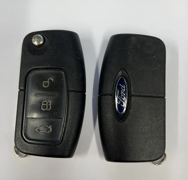 GENUINE FORD 3 Button Remote Flip Key Fob Fiesta Focus Etc Tested ...