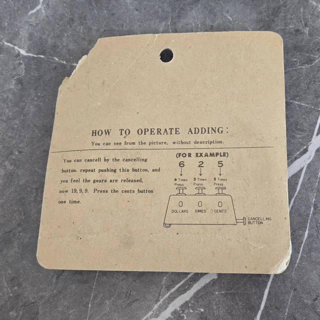 VINTAGE 1970S HANDY Adder - red handheld money Pocket Counter £17.93 ...