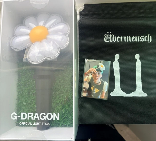 G-DRAGON OFFICIAL LIGHT Stick+Photocard+Dust Bag £80.78 - PicClick UK