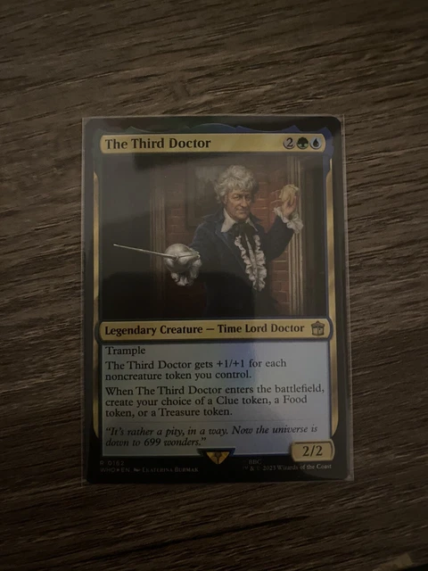 FOIL THE THIRD DOCTOR mtg comme neuf Dr Who rare #162 EUR 3,30 ...