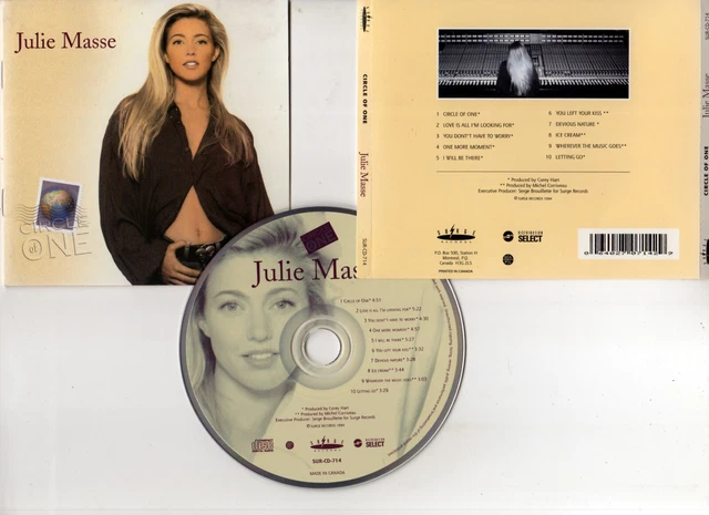 JULIE MASSE &CIRCLE Of One" (CD) 1994 EUR 9,95 - PicClick FR