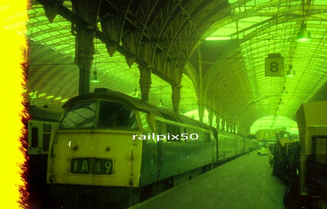 ORIGINAL RAILWAY TRAIN NEGATIVE Class 52 loco D1034 Western Dragoon. Paddington £4.99 - PicClick UK