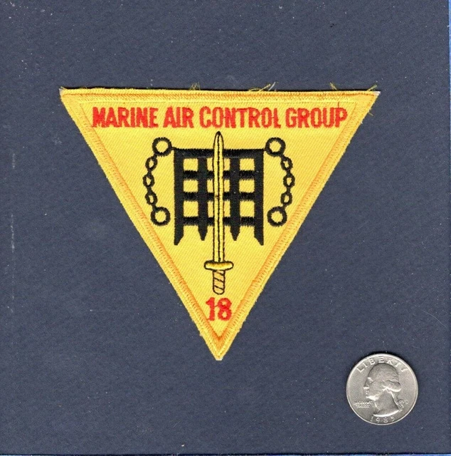 ORIGINAL MACG-18 MARINE Air Control Group 18 USMC Squadron Patch £8.47 ...