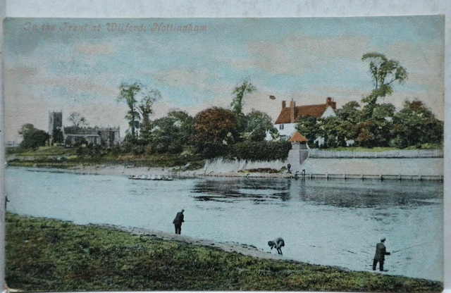 OLD POSTCARD NOTTINGHAM River Trent At Wilford £11.00 - PicClick UK