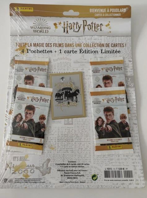 Panini Harry Potter Bienvenue A Poudlard 4 Pochettes Edition Limitee