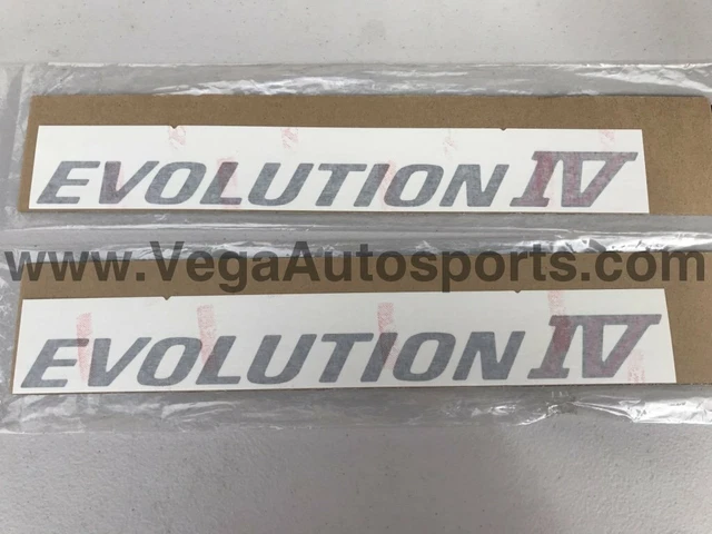 &EVOLUTION IV& DECAL Set to suit Mitsubishi Lancer Evo CN9A £76.57 ...
