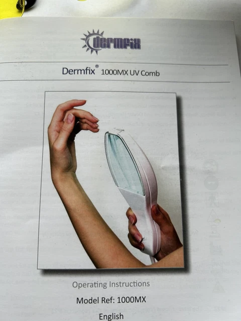 DERMFIX 1000MX UVB Narrowband Lamp Psoriasis, Eczema. In Exc Condition ...