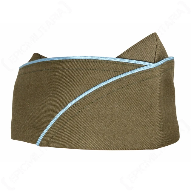 WW2 US ARMY PX Type Garrison Cap - Reproduction-Infantry (Light Blue ...