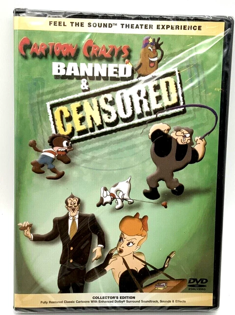 CARTOON CRAZYS BANNED & and Censored DVD By Winstar - RARE OOP - REGION 1 $79.95 - PicClick AU