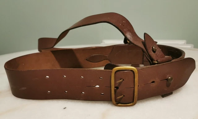 ORGINAL WWII BRITISH Army Officers Leather Sam Browne Belt - Austin ...