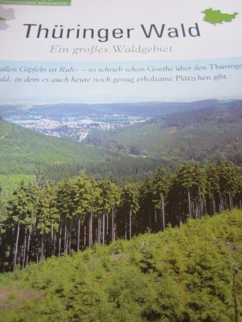 INTERESSANTES ÜBER DEN Thüringer Wald EUR 3,73 - PicClick DE