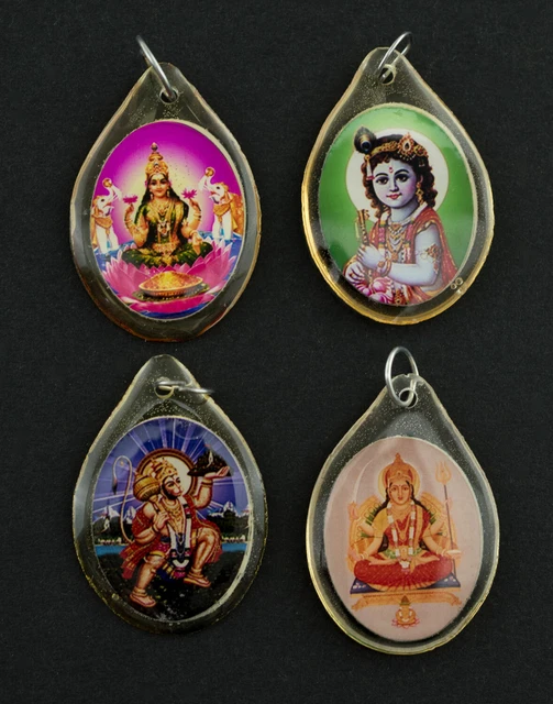 SHIVA PARVATI DURGA Parvati Hindu Gods Talisman Resin Medal Pendant ...