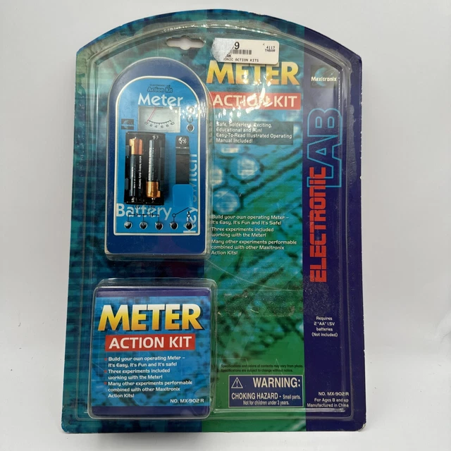 NEW MAXITRONIX ELECTRONIC Lab Generator Action Kit Ages 8+ Educational ...