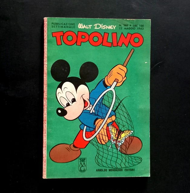 TOPOLINO LIBRETTO 389 con bollino e Figurine. PIÙ CHE OTTIMO. Leggi ...