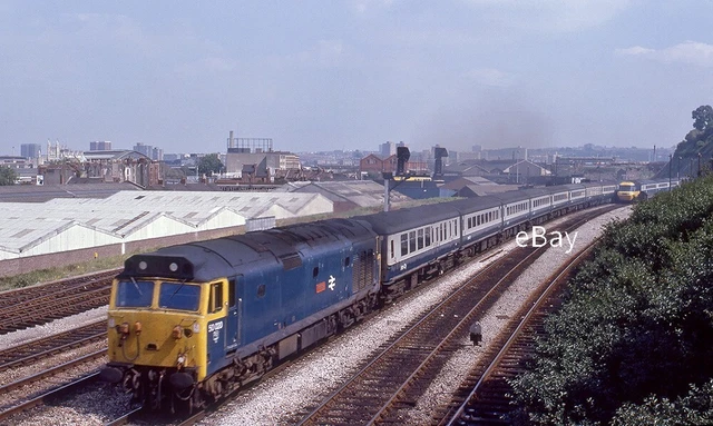 ORIGINAL 35MM COLOUR slide Diesel loco Class 50 no.50020 +rights for ...