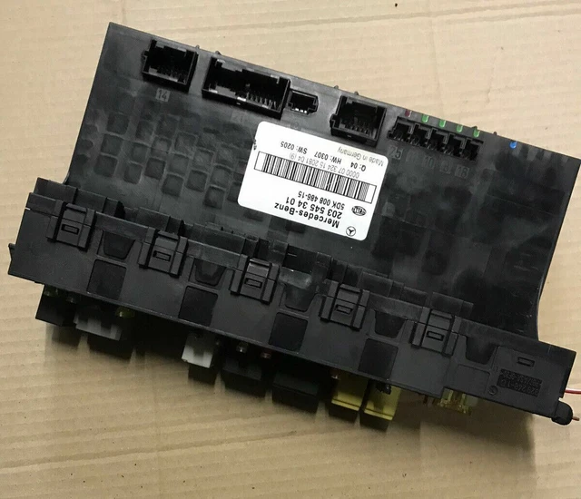 MERCEDES CLK W209 C Class W203 Rear Sam Control Unit 2035453401 Ecu ...