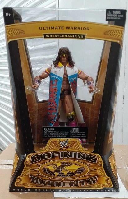 MATTEL WWE WCW Elite Wrestling Defining Moments Ultimate Warrior Action ...