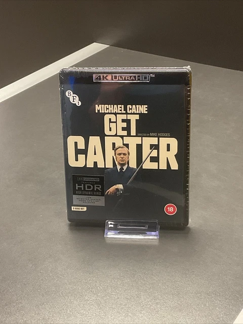 GET CARTER [2 Disc 4K UHD Blu-ray + Blu Ray] NEW Michael Caine Mike ...