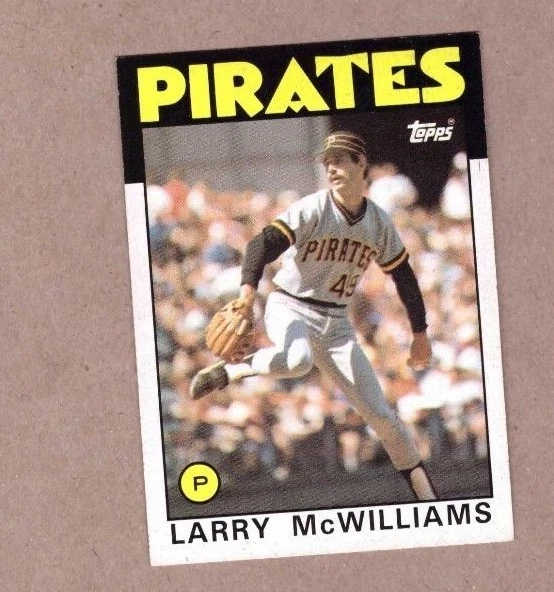 1986 Topps Baseball Card #425 Larry Mcwilliams Pirates Eur 1,44