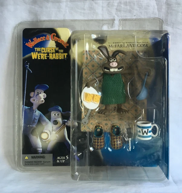 WALLACE AND GROMIT The Curse of the Wererabbit Mcfarlane figure - Hutch ...