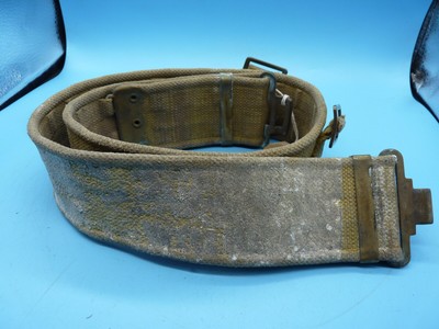 GENUINE WW2 37 Pattern British Army / RAF Webbing Belt - 40" Inch Waist ...