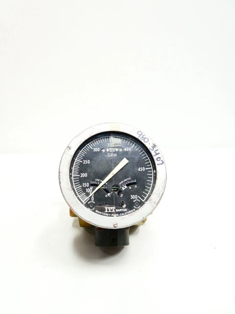 ITT BARTON 289A Differential Pressure Unit 0-500gpm $1,062.16 - PicClick AU