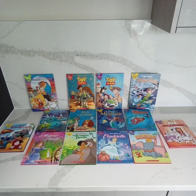 13 X DISNEY Wonderful World Of Reading Children's Hardback Book Bundle ...