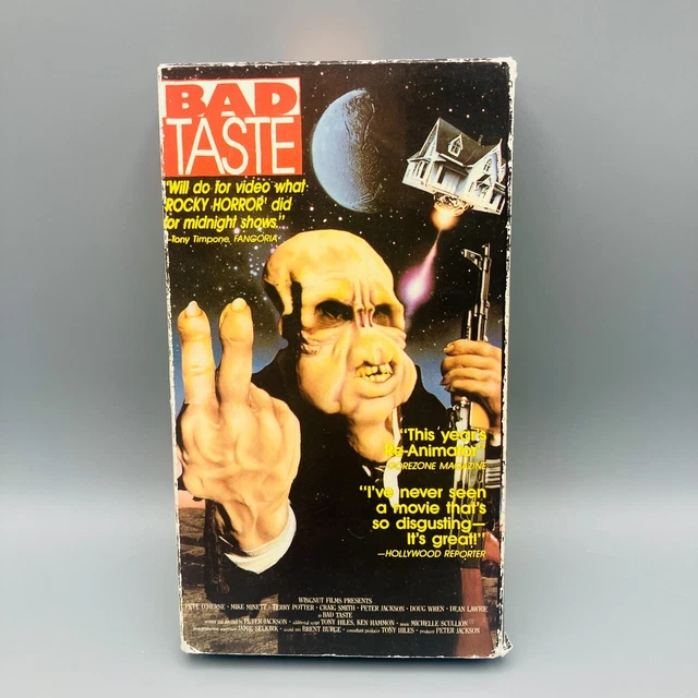BAD TASTE VHS Tape Horror Magnum Entertainment RARE - Peter Jackson ...