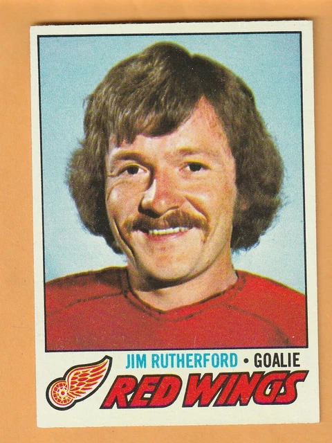 JIM RUTHERFORD DETROIT Red Wings 1977-78 Topps #239 9M EUR 2,21 ...