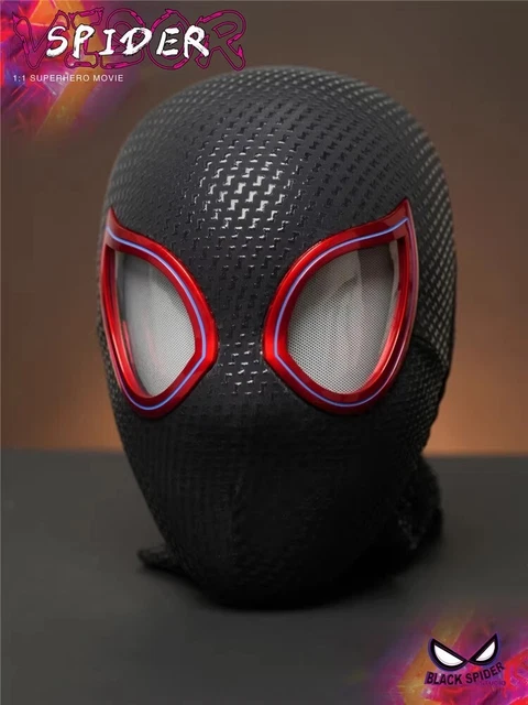 BLACK SPIDER STUDIO 1/1 MILES Blinkable Wearable Helmet Mask BS001 ...