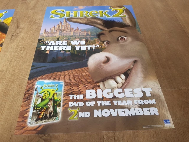 SHREK 2 BOTH VERSIONS the PAIR DreamWorks Animation ORIGINAL 2006 MOVIE ...
