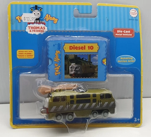 TAKE ALONG DIESEL 10 Thomas & Friends Tank Engine Die Cast Train 9cm ...