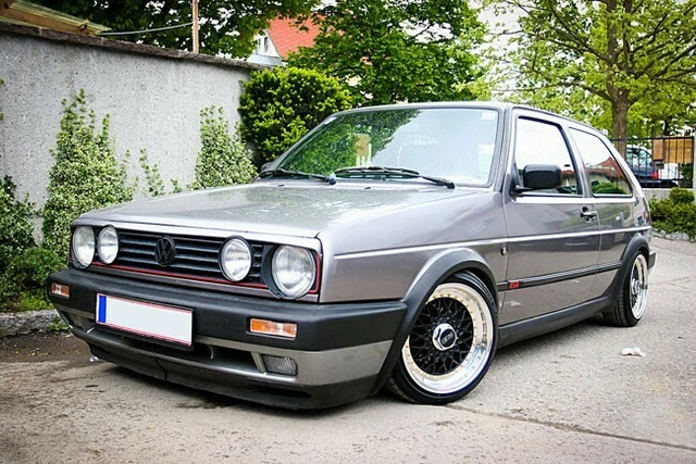 HEADLIGHT HOOD QUAD Radiator Grill Spoiler Eyelid Eyebrow For VW Golf ...
