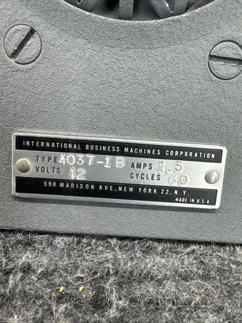VINTAGE RARE! IBM 4037-1B 12V AC Fire Alarm Wall Horn Buzzer 20087 1.5A ...