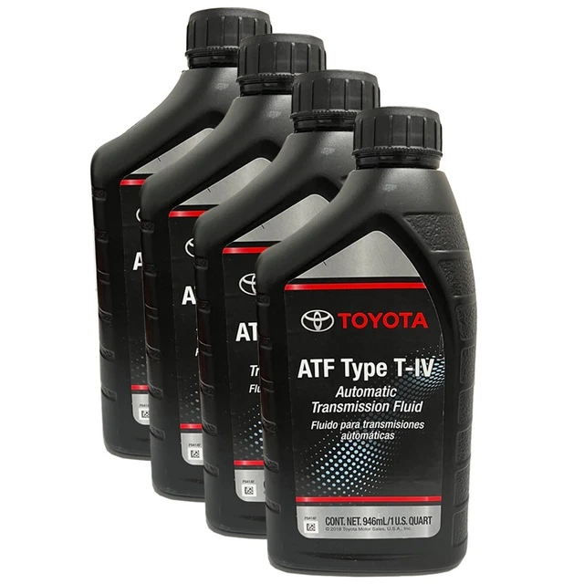 4 QUART ATF Genuine Toyota T-IV Automatic Transmission Fluid Oil For ...