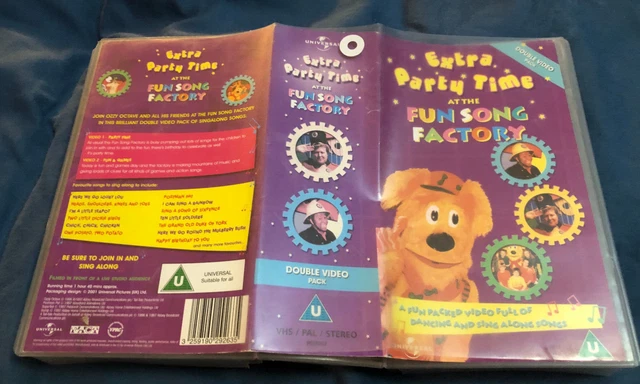 EXTRA PARTY TIME Fun song Factory Double box set VHS Video £34.99 ...