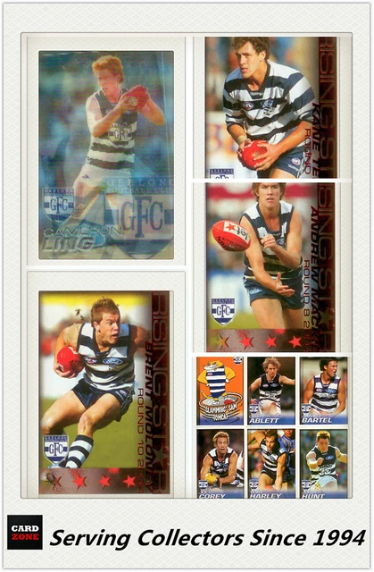 2005 HERALD SUN AFL Trading Cards MASTER TEAM CARD COLLECTION-GEELONG ...