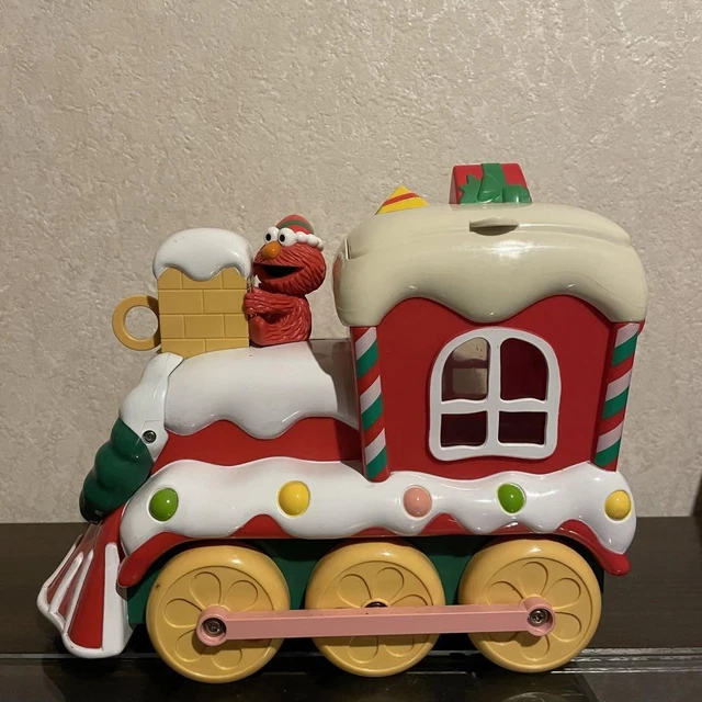 USJ ELMO LOCOMOTIVE Sesame street Seau à pop-corn Noël Ver. Ltd ...