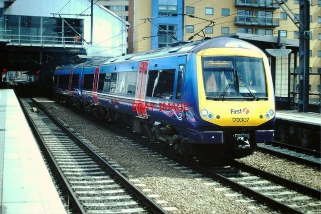 PHOTO CLASS 170 Turbo 2-Car Dmu No 170 307 Leaving Leeds V2 £2.00 ...