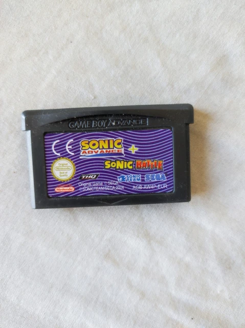 SONIC ADVANCE + Sonic Battle jeu pour console nintendo gameboy advance ... SONIC ADVANCE + Sonic Battle jeu pour console nintendo gameboy advance ...
