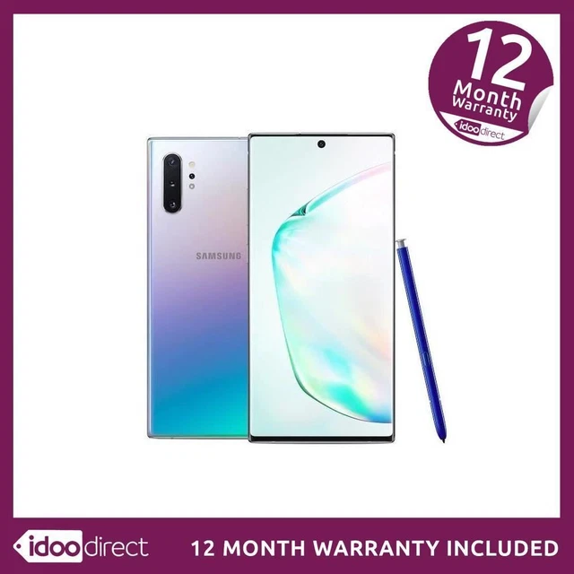 SAMSUNG GALAXY NOTE 10+ Plus 5G SM-N976B 256GB 12MP Aura Glow Unlocked ...